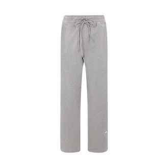 adidas by Stella McCartney Femme, Sport, Gris, Taille: 36 FR Pantalon de jogging en coton avec logo