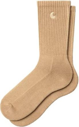 Carhartt Work in Progress Chaussettes mi-hautes Hudson broderie logo en coton m&eacute;lang&eacute;