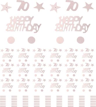 Lurrose Sternenkonfetti Für Tische Pailletten Für Partytische Tischdeko Zum Geburtstag Runde Tischdeko Zum Geburtstag Pailletten Für Geburtstagstische 70 Stüc