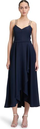 Vera Mont Damen Abendkleid mit Volant 40, Night Sky