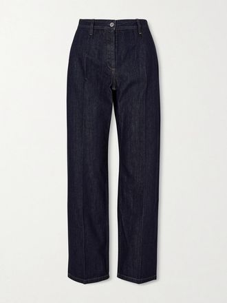 Jil Sander Halbhohe Jeans Mit Geradem Bein - Blau