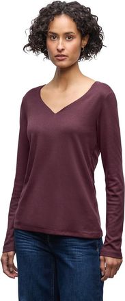 Street One Damen Shirt mit Herzausschnitt