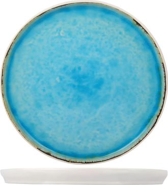 Cosy & Trendy 9222345C Dessertteller Laguna Azur, 21,5 cm Durchmesser, 6 Stück
