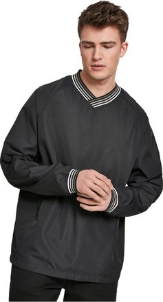 Urban Classics Herren Pullover Warm Up Pull Over, Blk/Gry, Größe: XL