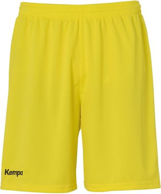 Kempa Kinder Classic Shorts, limonengelb, 116