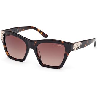 Guess GM00024 Lunettes de soleil, Havana/Marron, 54 mm