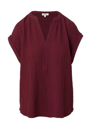 s.Oliver Blusentop Bluse Strukturierte Bluse aus Viskosemix