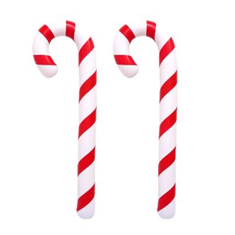 Generico Aufblasbarer Weihnachtsstock, Weihnachtsdekoration, aufblasbar, wasserdicht, aufblasbar, für Partys im Freien, für Veranden, Gärten, Innen- und Außenb