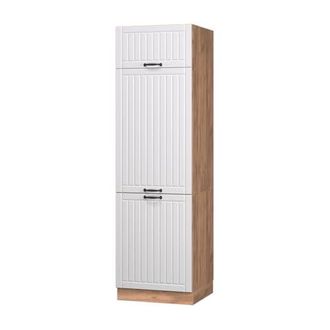 Vicco Armoire pour frigo Fame-Line, Blanc Campagne, 60cm