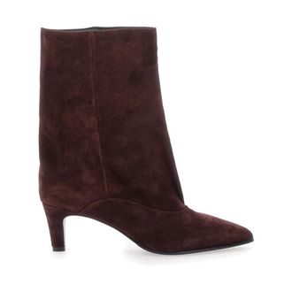 Strategia Femme, Chaussures, Rouge, Taille: 38 1/2 EU Bottines Bordeaux