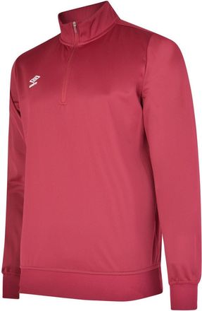 Umbro Herren Club Essential Half Zip Sweatshirt (Neu Claret)