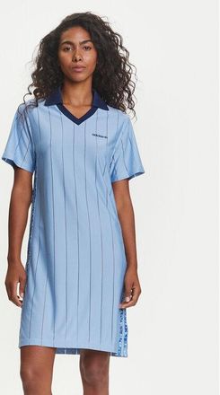 adidas Kleid für den Alltag Liberty London Tonal Football JC5313 Blau Regular Fit