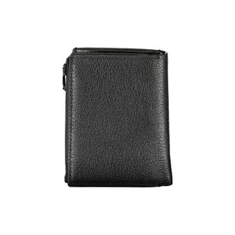Calvin Klein Leather with Coin Purse Wallet - Black