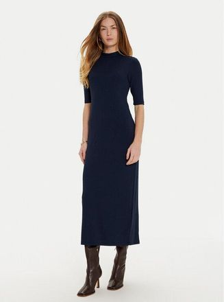 Tommy Hilfiger Kleid für den Alltag WW0WW44430 Dunkelblau Slim Fit