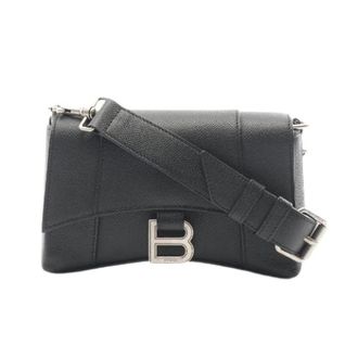 Balenciaga Sac bandouli&egrave;re en cuir Downtown Pre-owned - Femme - Pre-owned - Noir - Taille: ONE Size