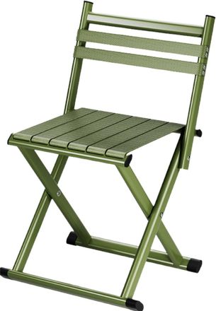 Generic Folding Camping Hocker - Tragbare Metall faltbare Bench | Leichte Gartenm&ouml;bel Terrasse Essstuhl | Kompakte faltbare Metallbank f&uuml;r Camping Fishing Wan