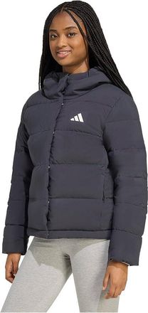 adidas Womens Helionic Climawarm Daunenjacke mit Kapuze Black XS
