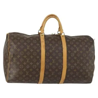 Louis Vuitton unisex, Pre-owned, Brun, Taille: ONE Size Sac Week-end en Toile Pre-owned