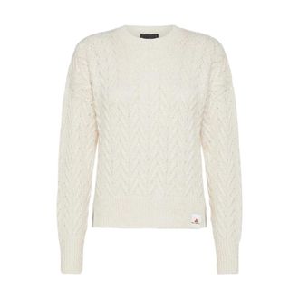 Peuterey Femme, Pulls, Blanc, Taille: 42 FR Pull ras du cou Runas