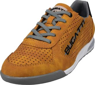 Bugatti man Herren sportliche Schn&uuml;rer, M&auml;nner Sneaker, Wechselfu&szlig;bett,maennlich,Men,lace-up Shoes,Low-tie,Schnuerschuhe,Yellow (5000),41 EU/EU UK