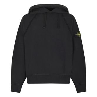 Stone Island Homme, Sweatshirts et sweats à capuche, Noir, Taille: S Pulls Élégants avec un Design Unique