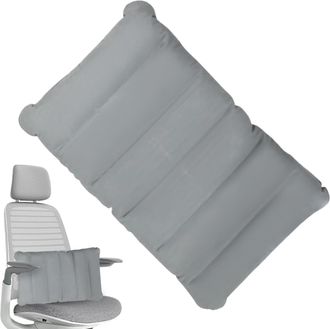 Generico Aufblasbares Sitzkissen, tragbar, zum Wandern, ergonomische Unterstützung für Auto, Stadion, Wandern, Picknick, Camping