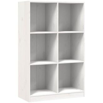 vidaXL Biblioth&egrave;que blanc 70x33x110 cm bois massif de pin Vidaxl
