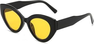 Generic Lunettes De Soleil Vacances &Agrave; Petite Monture For Hommes Plein Air For Femmes(Yellow)