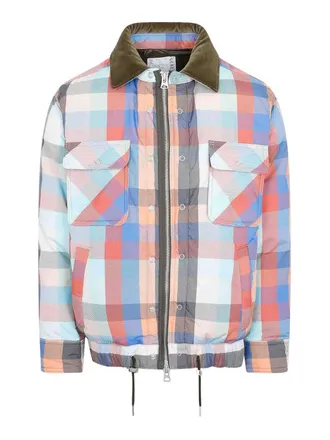 sacai Manteau Rembourr&eacute; - Bleu