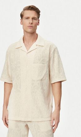 Guess Hemd F6GP05 KG362 Creme Regular Fit