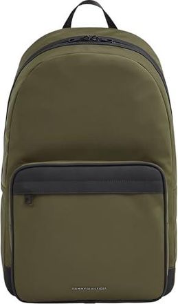 Tommy Hilfiger Sac à Dos Homme Repreve Élégant, Vert (Army Green), Taille Unique