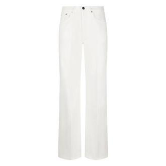 Dondup Femme, Pantalons, Blanc, Taille: W26 Jeans Wide Leg Jacklyn