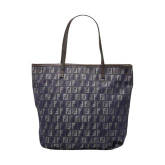 Fendi Pre-owned Bedruckte Tote Bag - - Pre-owned - Damen - Blau - ONE SIZE