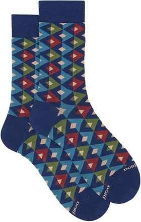 Dor&eacute; Dor&eacute; Chaussettes mi-hautes &agrave; motifs en coton m&eacute;lang&eacute;
