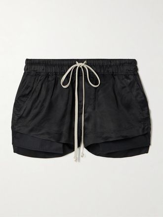 Rick Owens Short En Serge Fog - Noir