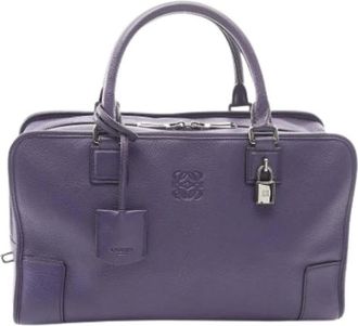 Loewe Sac &agrave; main Pre-owned - Femme - Pre-owned - Violet - Taille: ONE Size