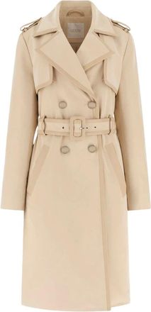 Guess Femme, Manteaux, Beige, Taille: 42 FR Jenny Trench Coat