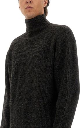Christophe Lemaire Alpaca-Yak Blend Turtleneck Sweater - Black