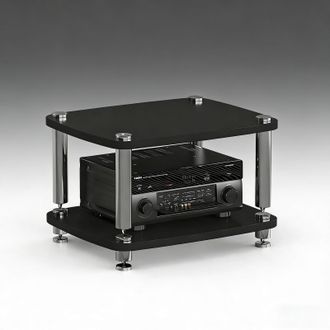 Generic HiFi Regal AV-Medienst&auml;nder Mit 1 Bis 4 Ebenen, HiFi-Lautsprecherbox Mit Vibrationsd&auml;mpfung, Aufbewahrungseinheit for Plattenspieler Und Spielkonsolen