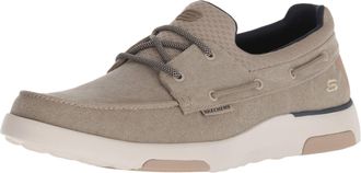 Skechers Herren Bellinger-Garmo Oxford Schuh, Taupe, 42.5 EU