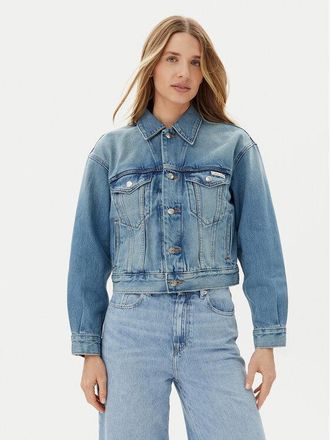 Calvin Klein Jeansjacke LV047B075G Blau Regular Fit