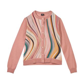 Paul Smith Swirl Cardigan - - Knitwear - Damen - Rosa - S