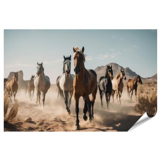 Islandburner XXL Bild Poster natürliches Pferd natürliches Pferd Premium Bilder Fotodruck