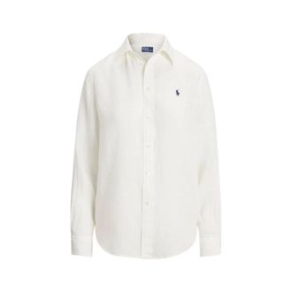 Polo Ralph Lauren Leinenhemd Straight Fit - - Blouses & Shirts - Damen - Wei&szlig; - XL