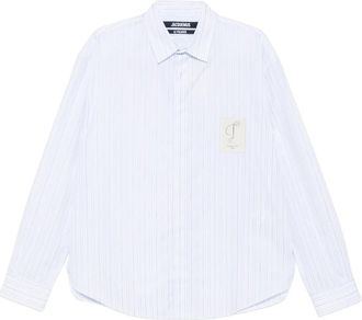 Jacquemus The Simon Logo-patch Striped Shirt