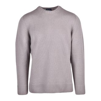 Drumohr Rundhals-Pullover - - Knitwear - Herren - Grau - XL