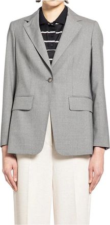 Max Mara Femme, Vestes, Gris, Taille: 34 FR Blazers