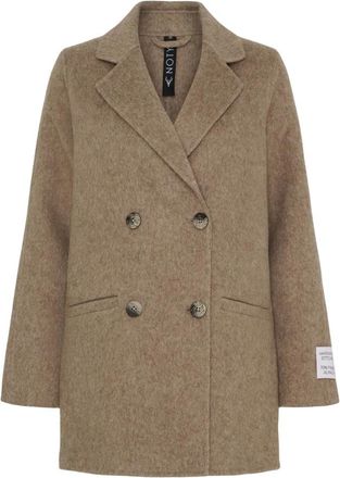 Notyz Alpaka Mantel - - Coats - Damen - Braun - L