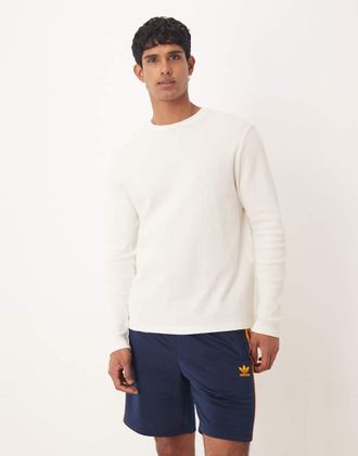 adidas Originals Firebird - Short - Bleu marine et orange