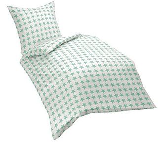 Fleuresse Dream Art 153708, Fb. 2 Donna Bettwäsche-Set, Baumwolle, blau, 135 x 200 cm